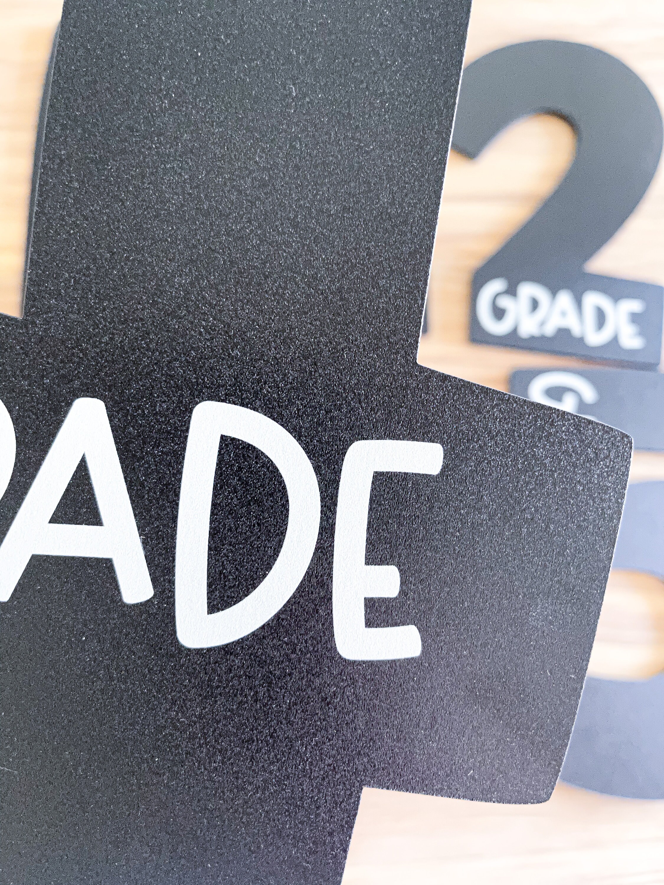 Grade Level Cut Out Signs | Etsy