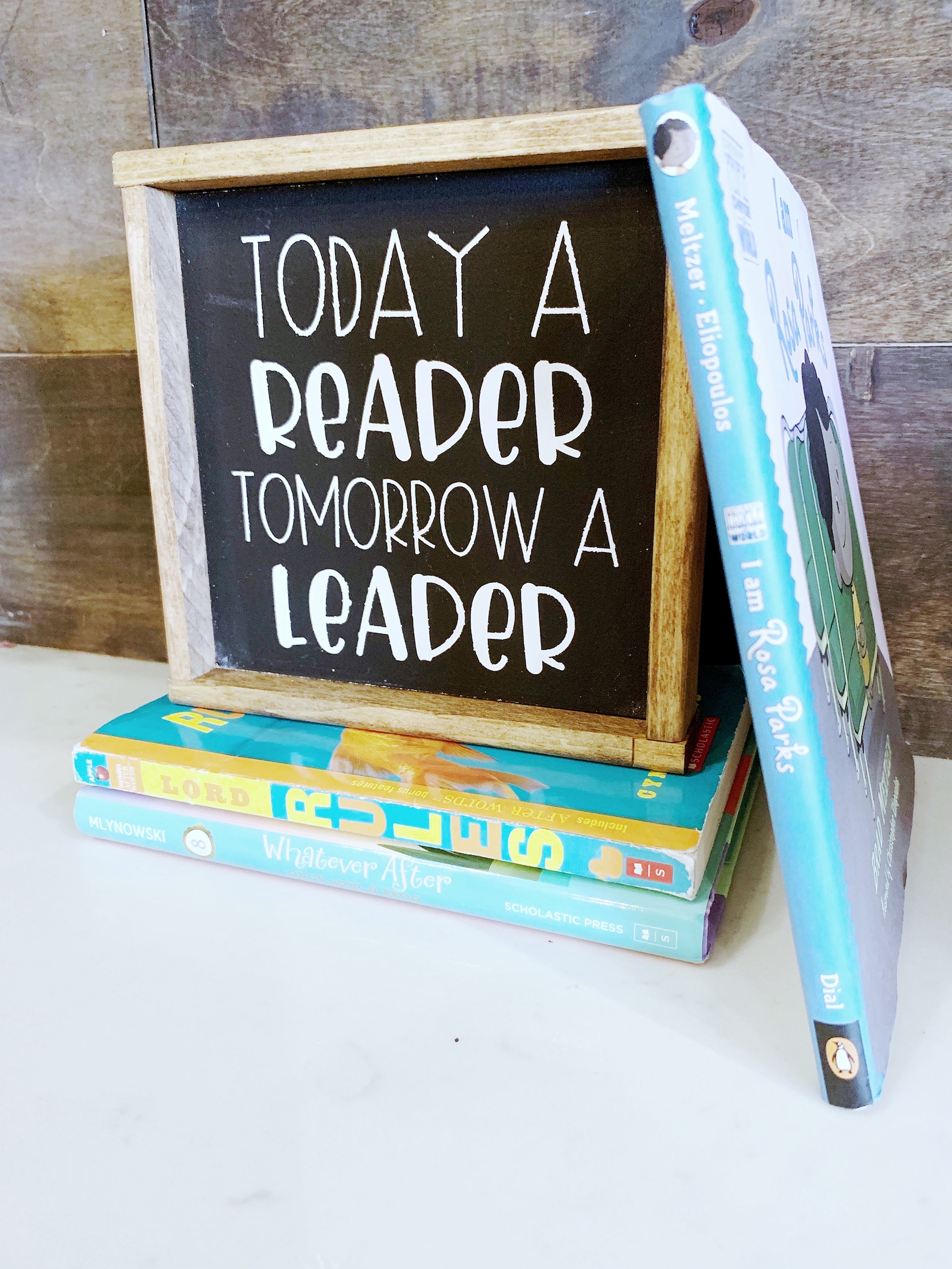 Today A Reader Tomorrow A Leader Wood Teacher Sign Classroom | Etsy