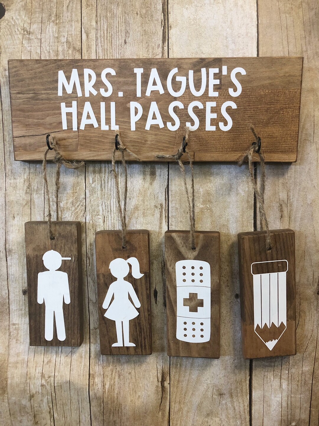 Classroom Hall Passes - Etsy