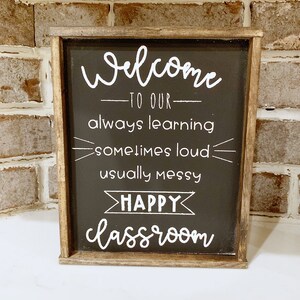 Welcome to Our Always Learning Sometimes Loud Usually Messy Happy ...