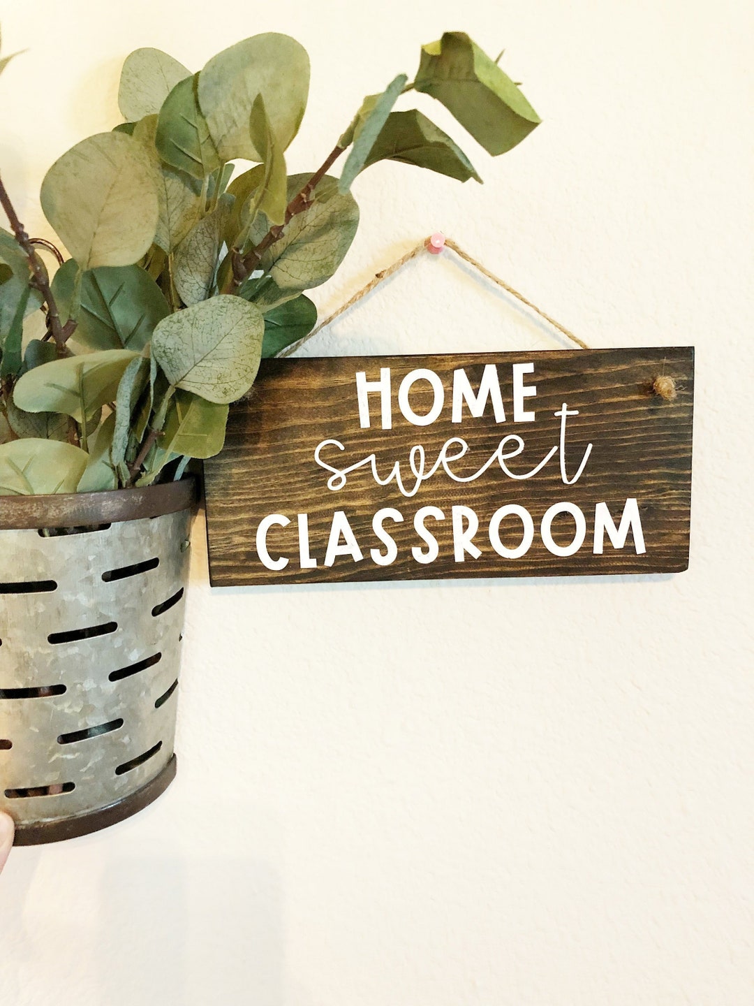 Home Sweet Classroom Sign Rustic Sign Classroom Sign Welcome Sign ...