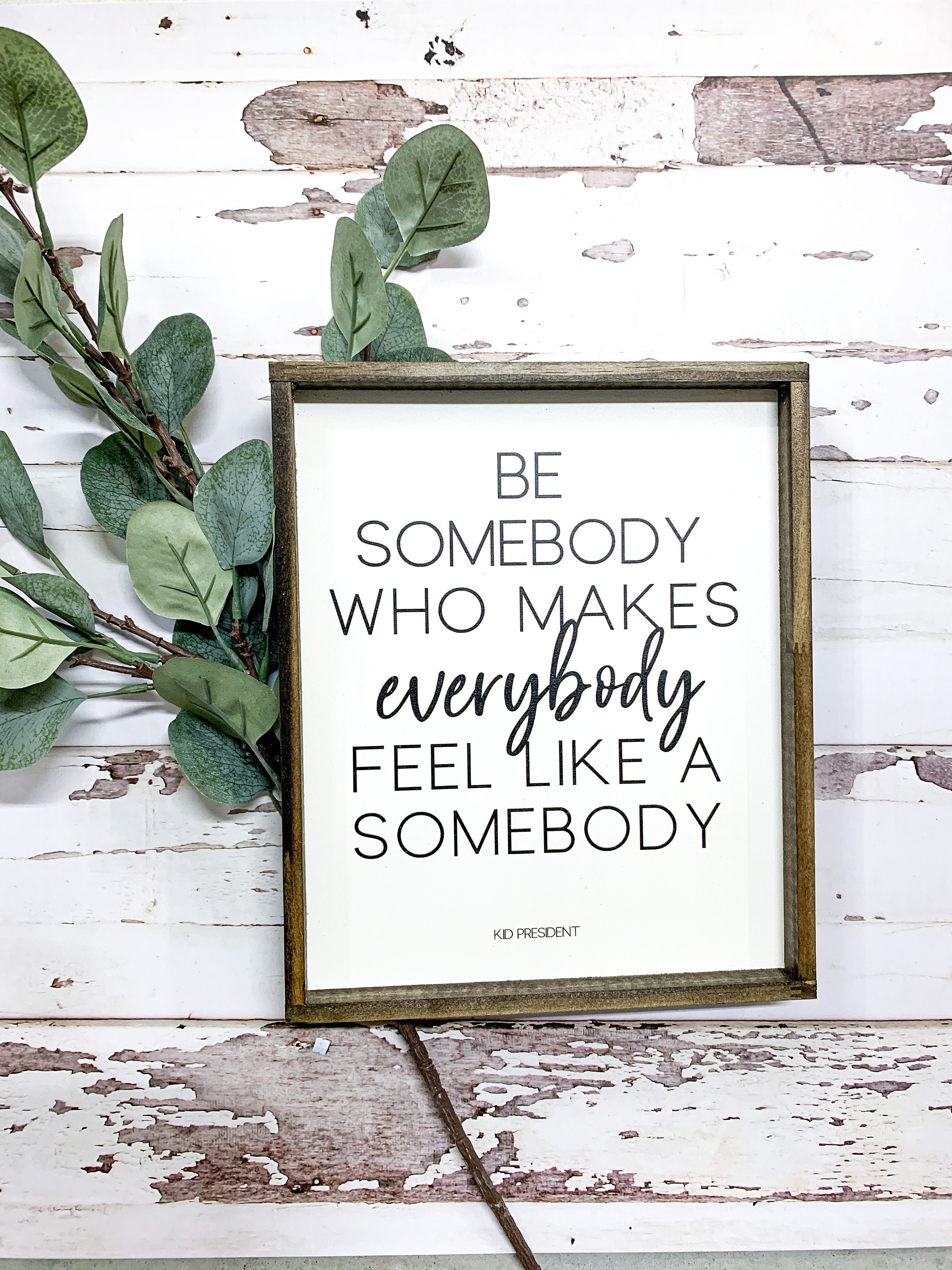 Home Décor Signs Kindness Quote Wood Sign Inspirational Quotes Be ...