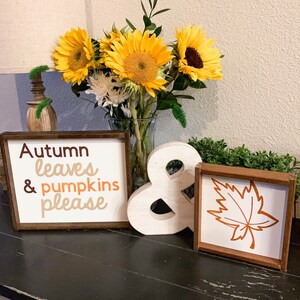 Autumn Leaves and Pumpkins Please Fall Leaf Leaf Artwork Colored Fall ...