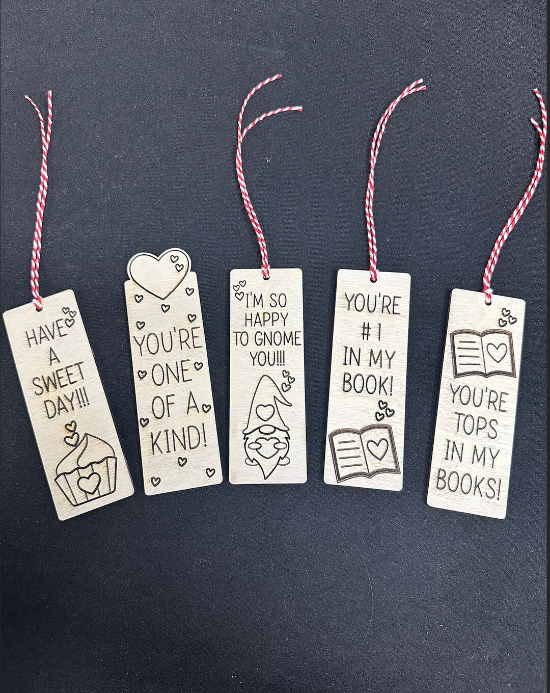 DIY Valentine's Day Bookmarks Kid's Kit Arts and Craft - Etsy