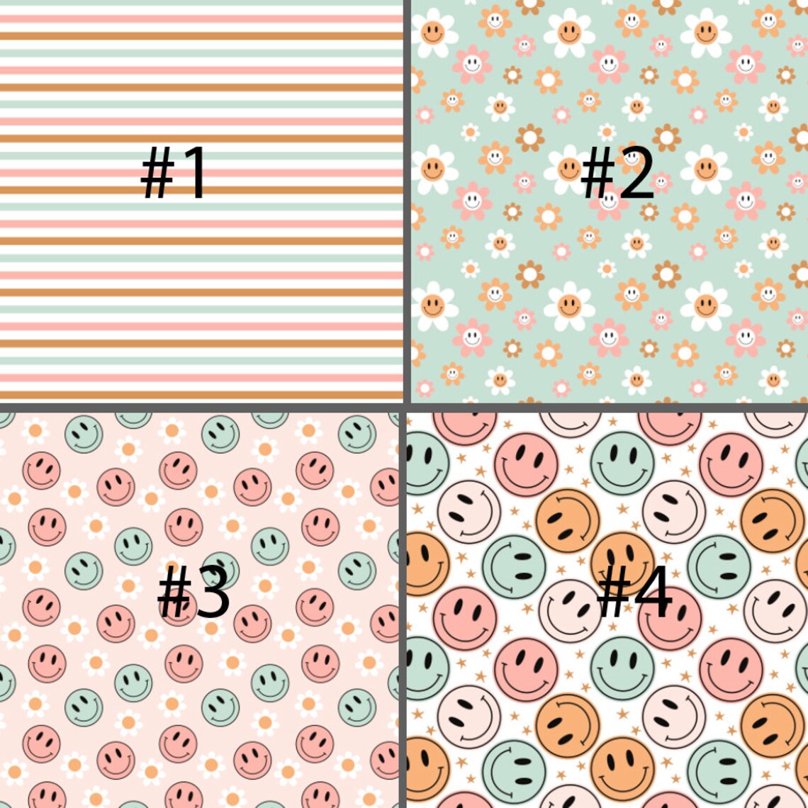 Retro Groovy Smiley Acrylic Classroom Hall Passes - Etsy