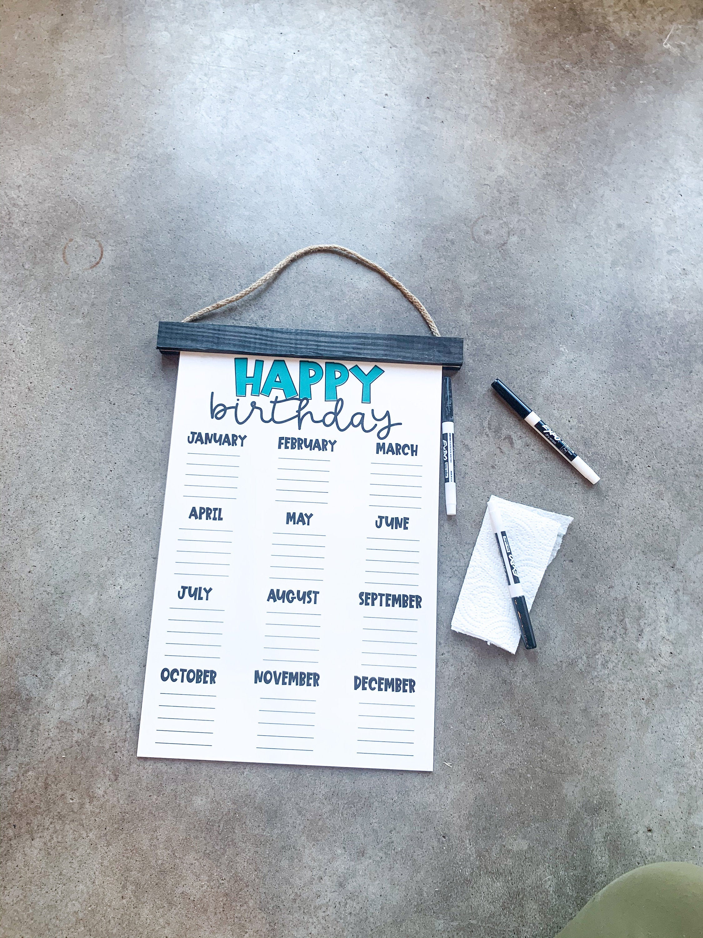 Happy Birthday Classroom Whiteboard Sign Teacher Decor Class - Etsy Finland
