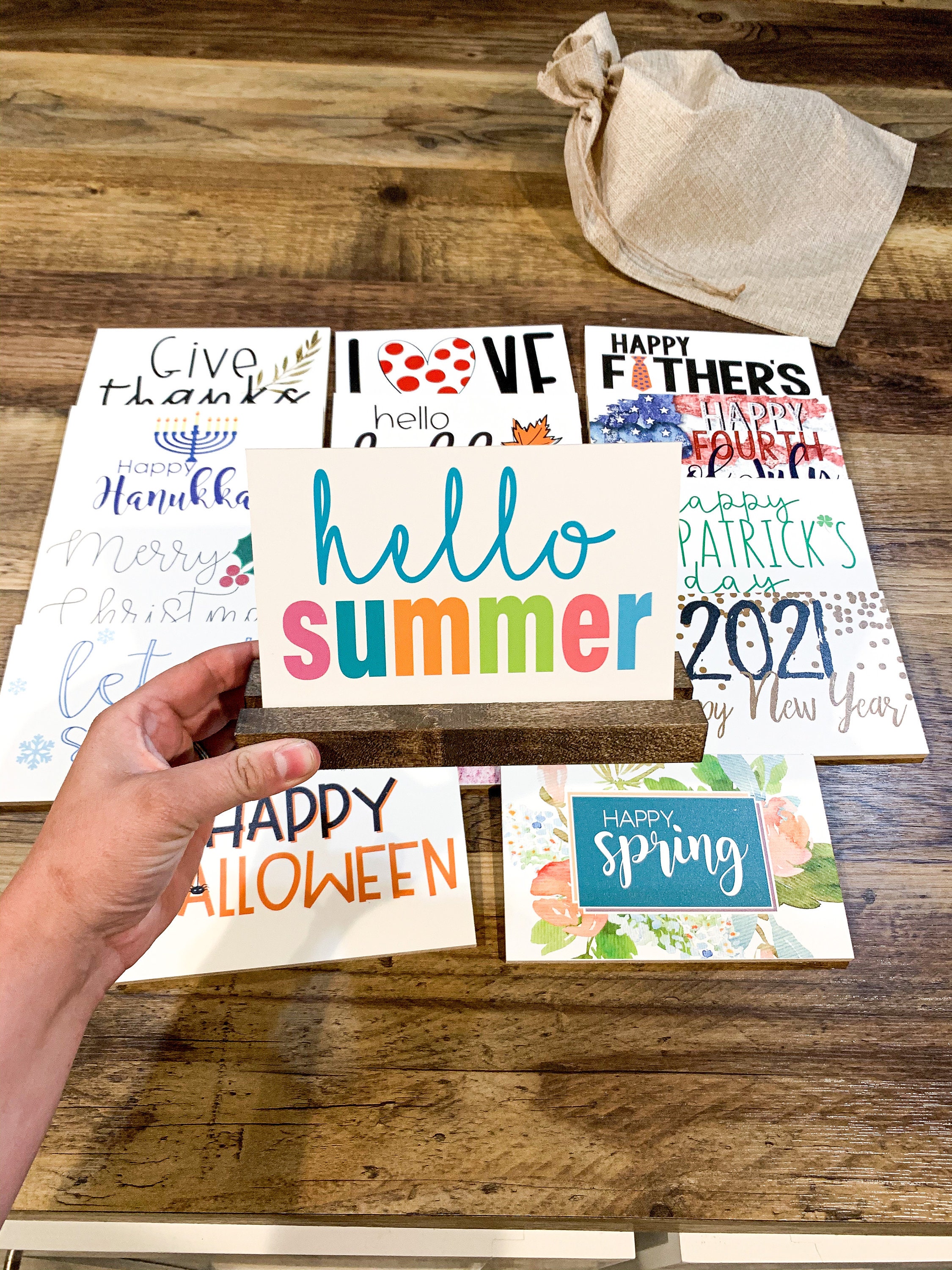 Seasonal Shelf Sitter Bundle Seasons Holidays Removable Shelf | Etsy