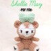 PATTERNPDF File : Shellie May/Duffy bear Crochet Pattern | Etsy