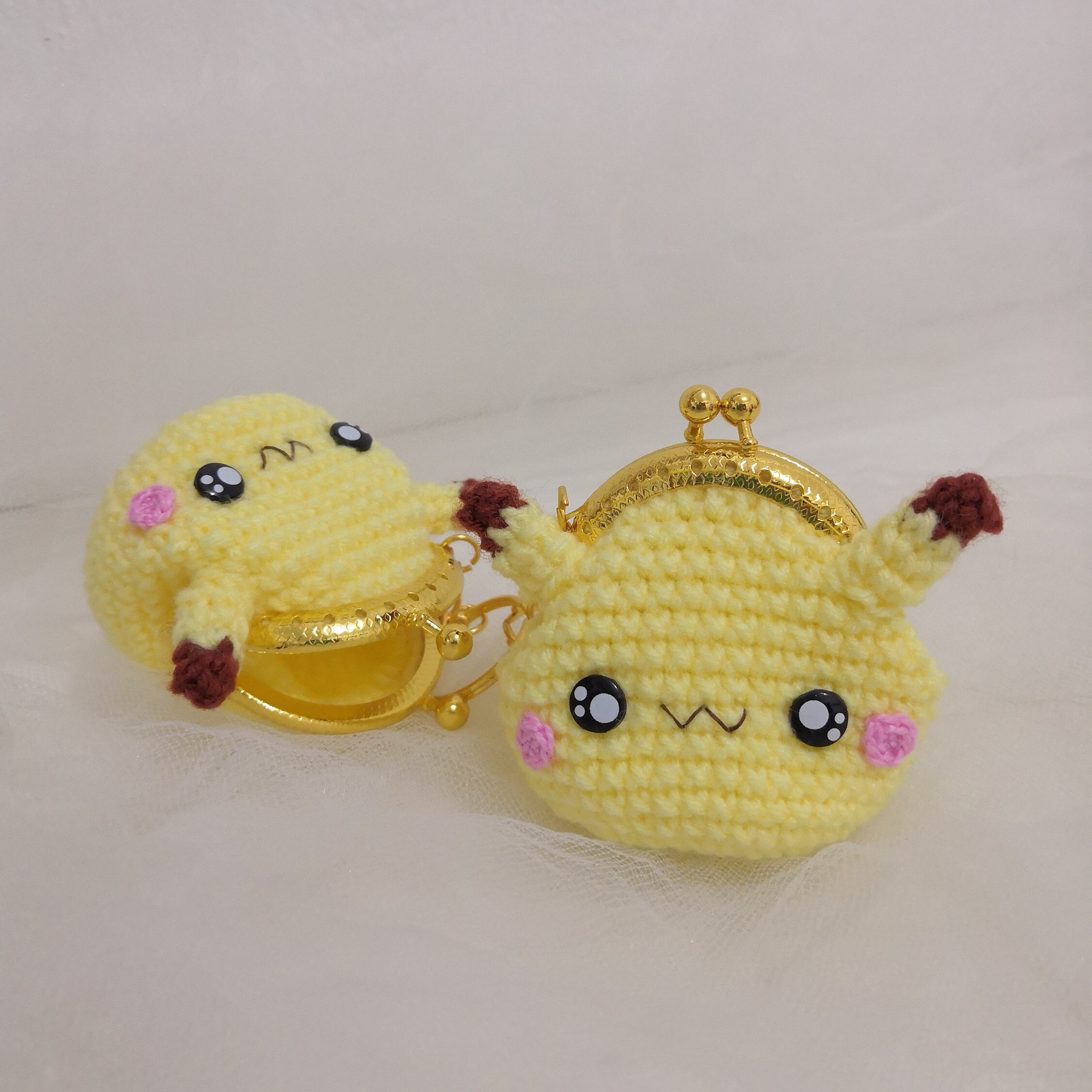PATTERN [PDF File] : Pokemon Pikachu Small Coin Purse Clasp With ...