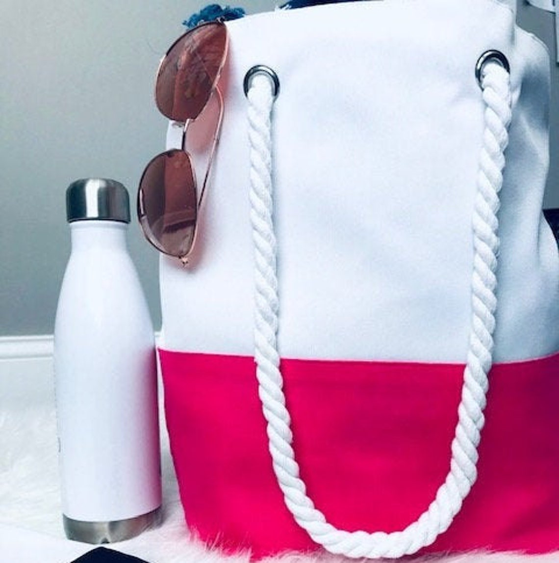 Hello Summer Beach Bag, Pool Bag, Many Colors to Choose From, 15in X 13 ...