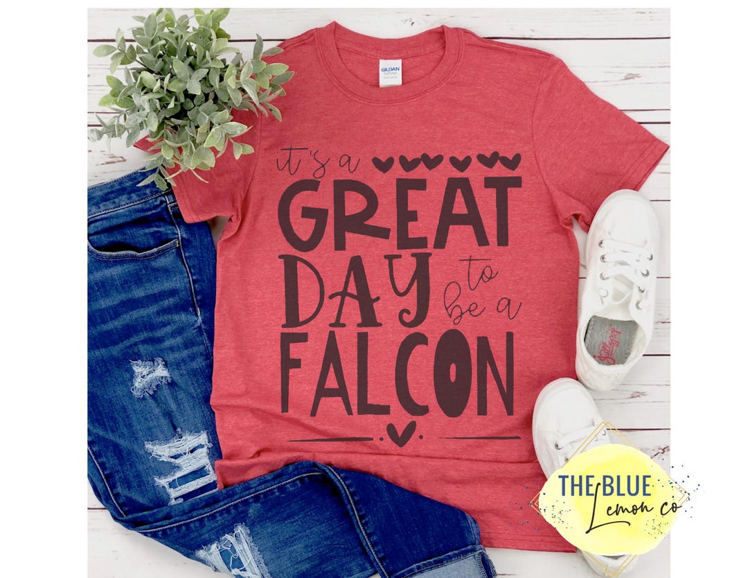 It's a Great Day to Be a Falcon, Comfy and Soft Tee, Many Colors ...