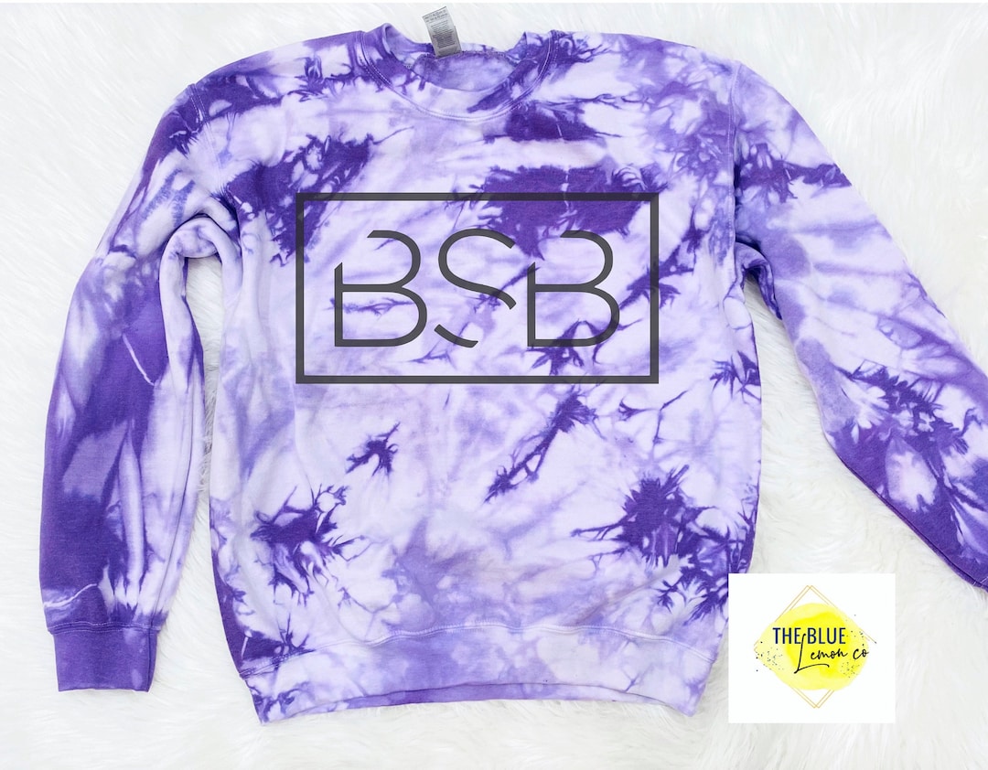 BSB, Available in Many Colors, T-shirt or Sweatshirt, Tie Dye, Hand ...