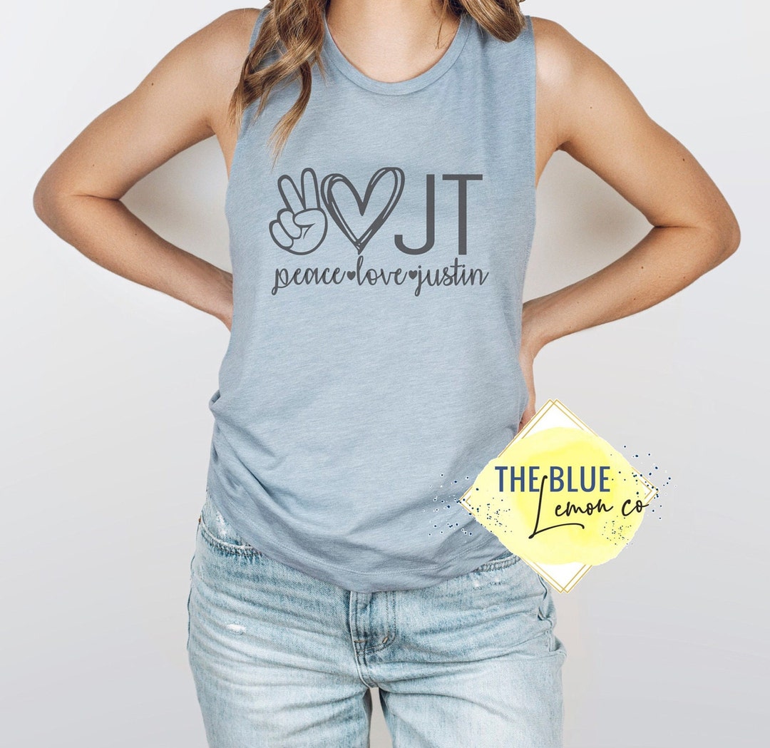 Peace, Love, JT, Vintage Justin Timberlake Groupie, NSYNC, Boyband Fan ...