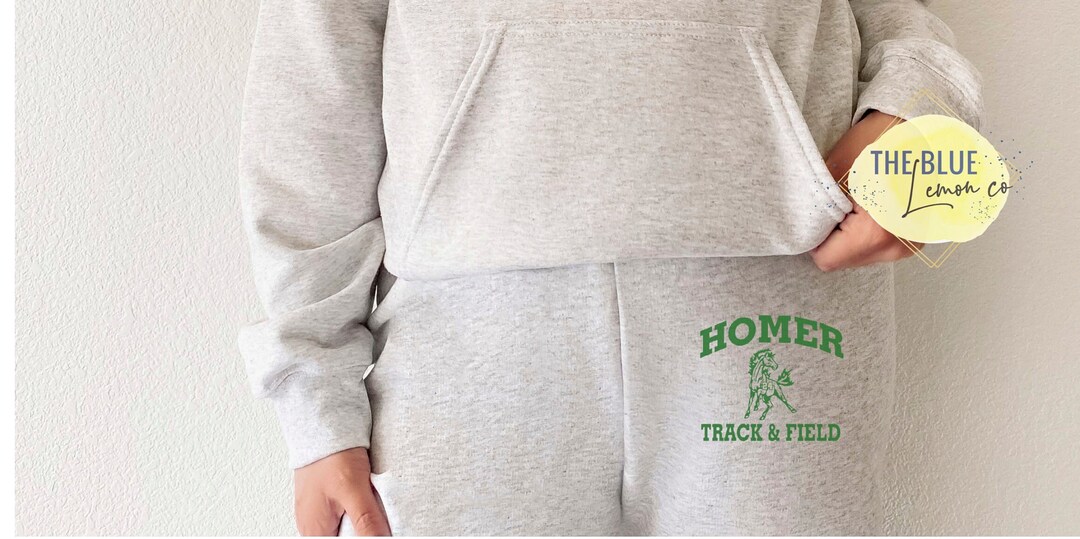 Homer Junior High Track and Field Unisex Sweatpants - Etsy