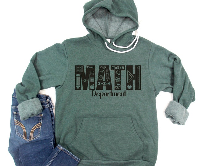 Math Teacher, Math Department Shirt, Vintage Print Hoodie, Super Soft ...