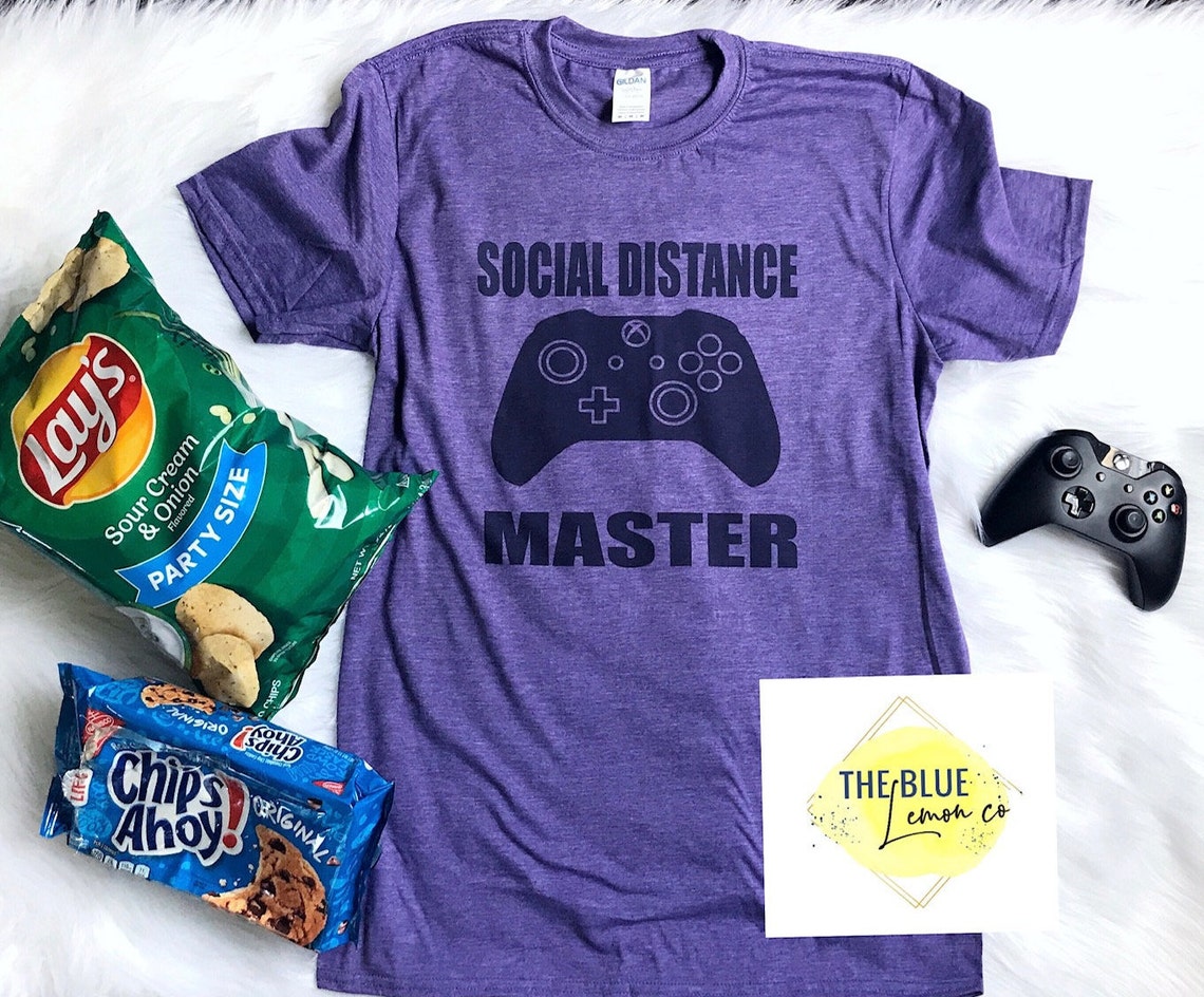 YOUTH Social Distance Master T-shirt, XBOX, Funny T-shirt, for Kids ...