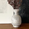 Matte Textured Vase, Aged Vessel, Artisanal Vase, Minimalist Organic ...