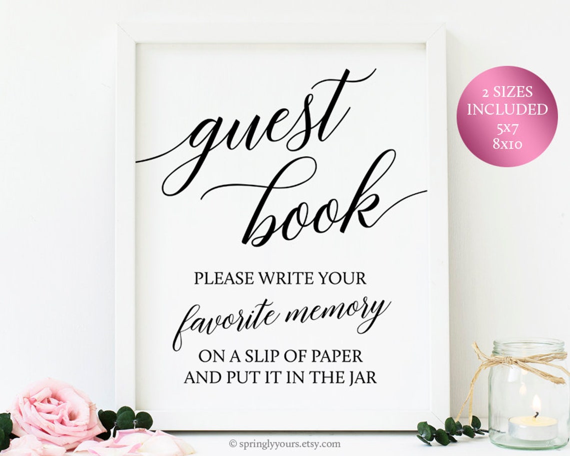 Graduation Memory Jar Sign Printable Birthday Memory Jar Sign | Etsy