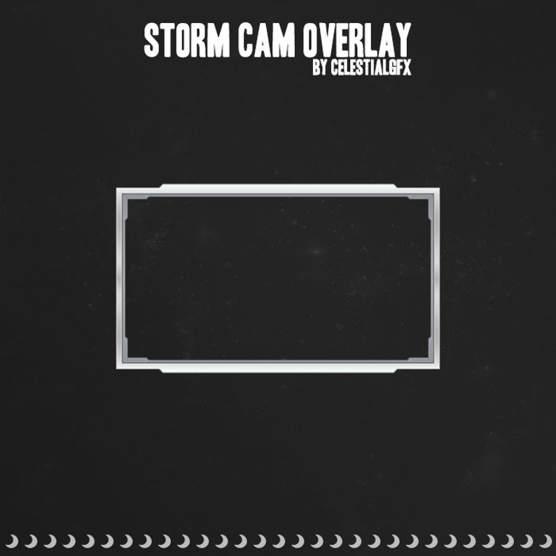 Storm Retro Blue Stream Package Twitch Overlay Stream Overlay - Etsy