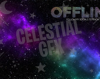 Green Alien Offline Screen || Twitch Overlays || Stream Graphics ...