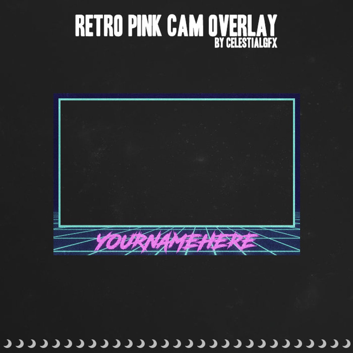 Retro Pink Stream Package Twitch Overlay Stream Overlay - Etsy