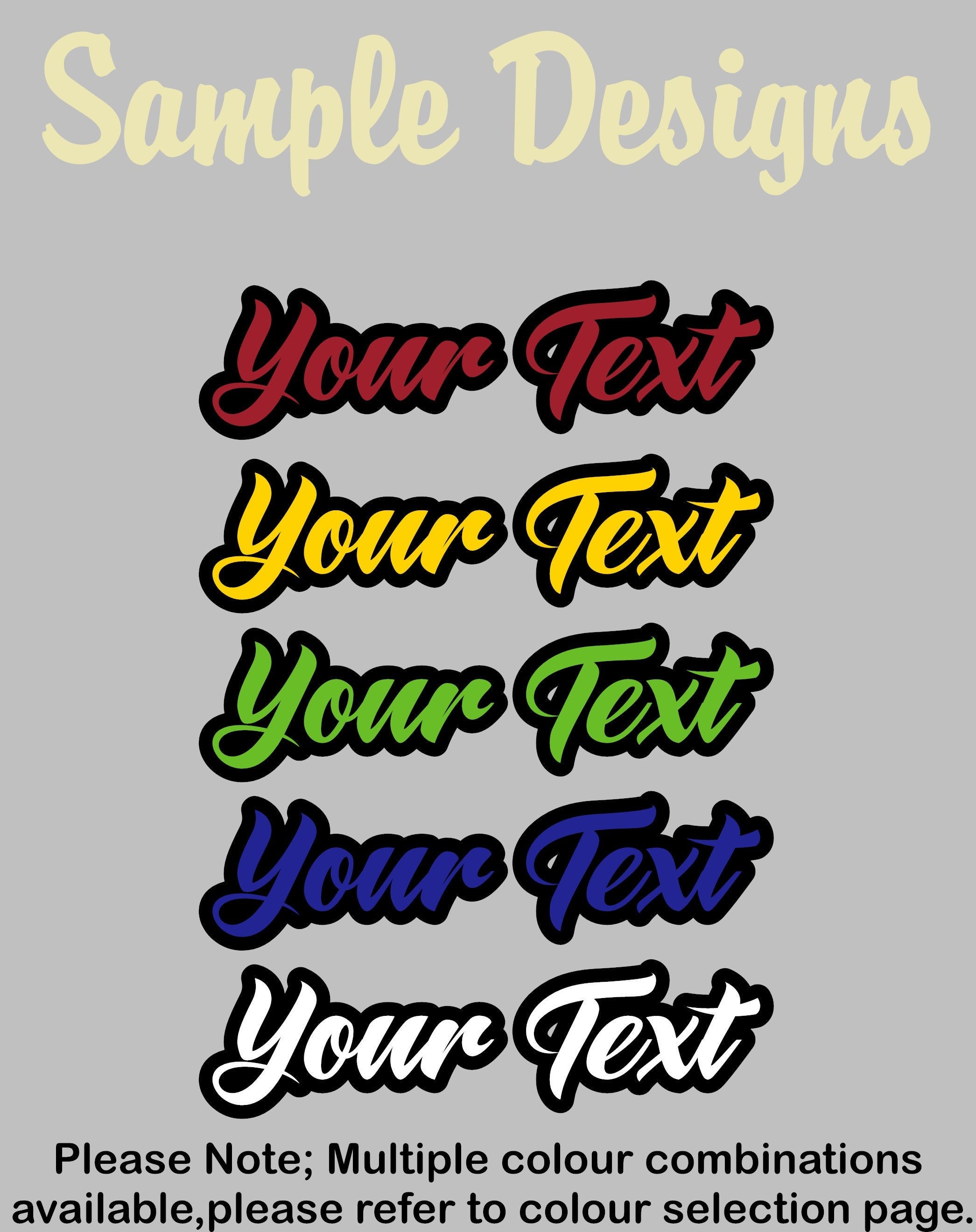 Custom Two Layer Vinyl Decal Pair - Etsy Australia