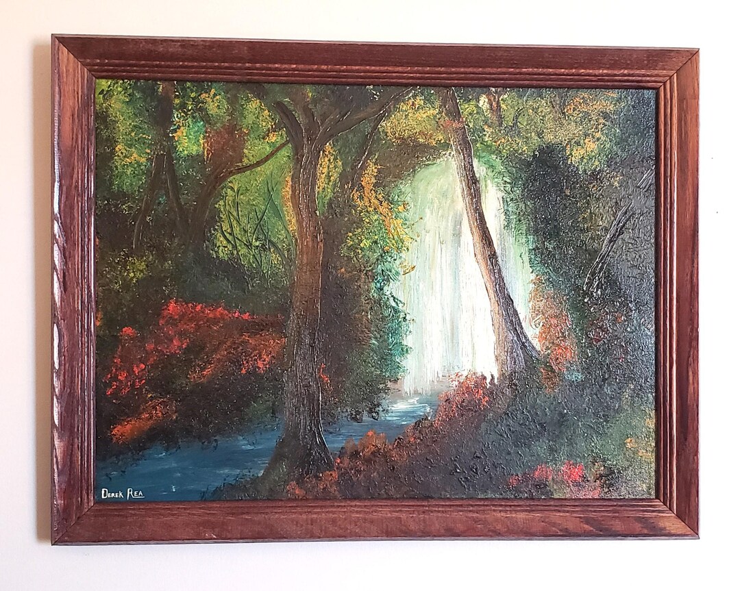 Original Canadian Art- Derek Rea Murphy's Waterfall 18 X 24 Oil on ...