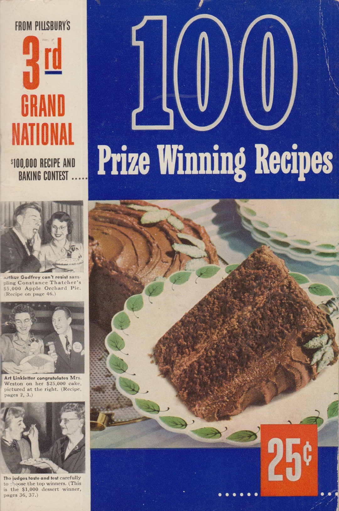 Vintage 100 Prize Winning Recipes Pillsbury's Best Flour 3rd Grand ...