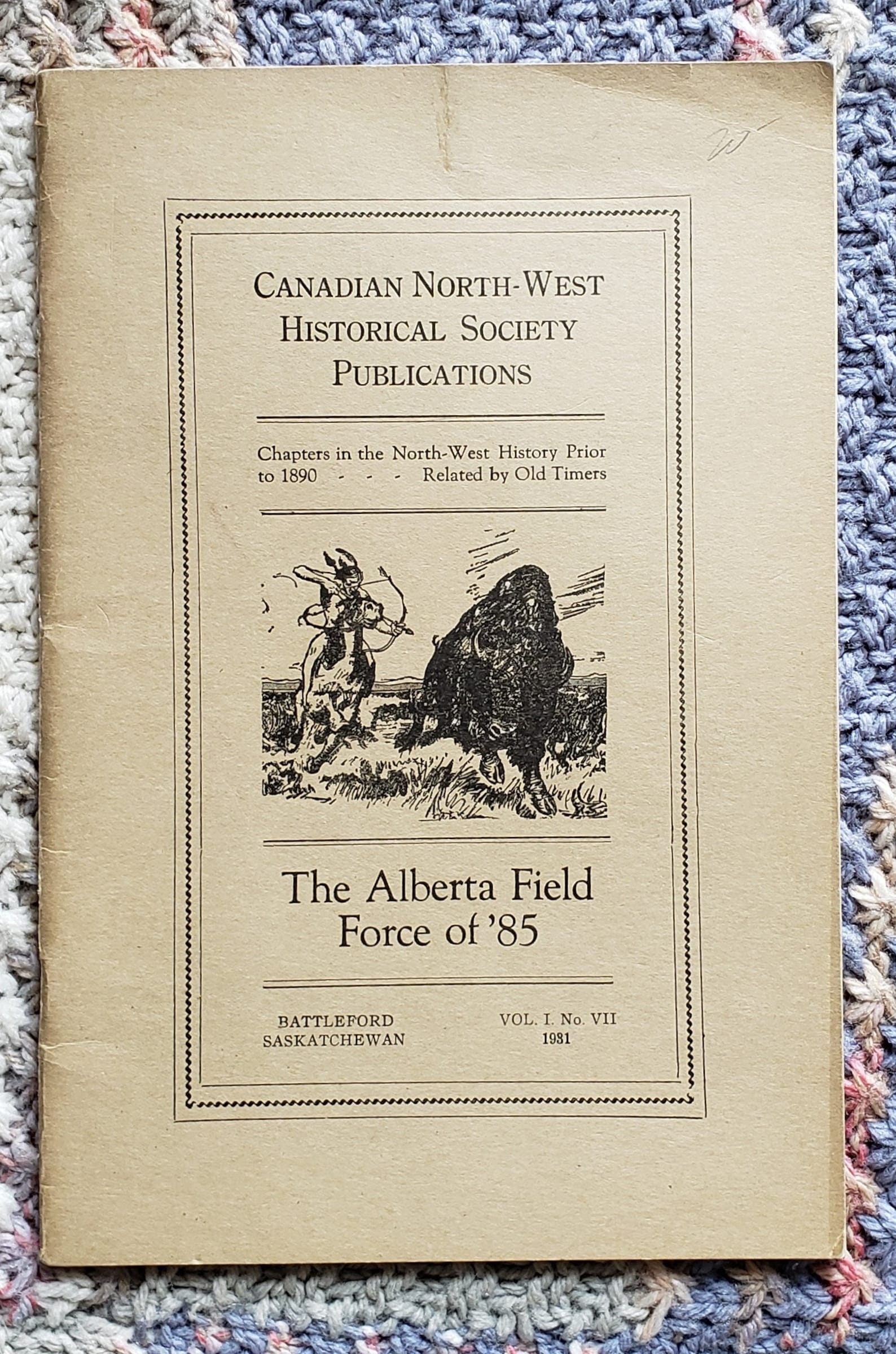 Canadian North-west Historical Society Publications- the Alberta Field ...