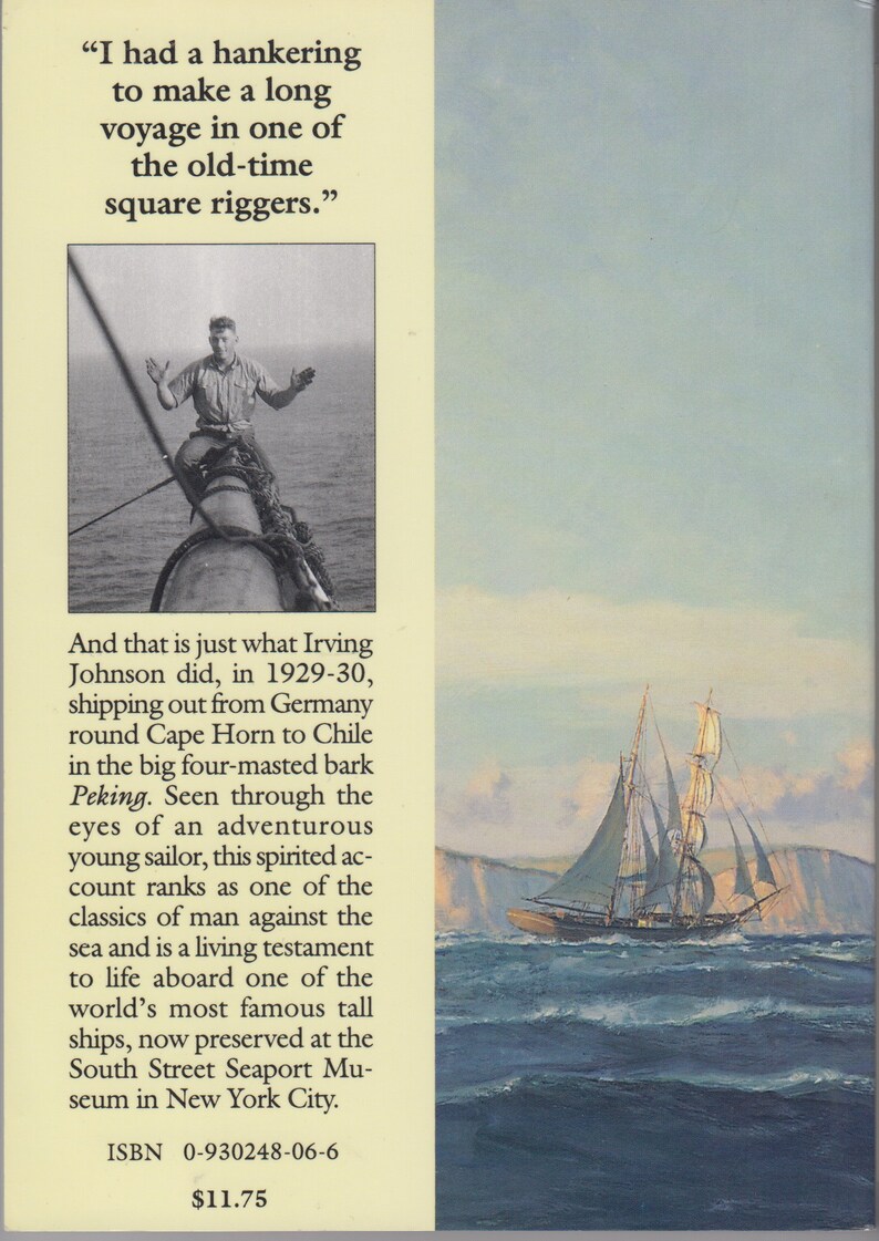 The Peking Battles Cape Horn by Captain Irving Johnson- National ...