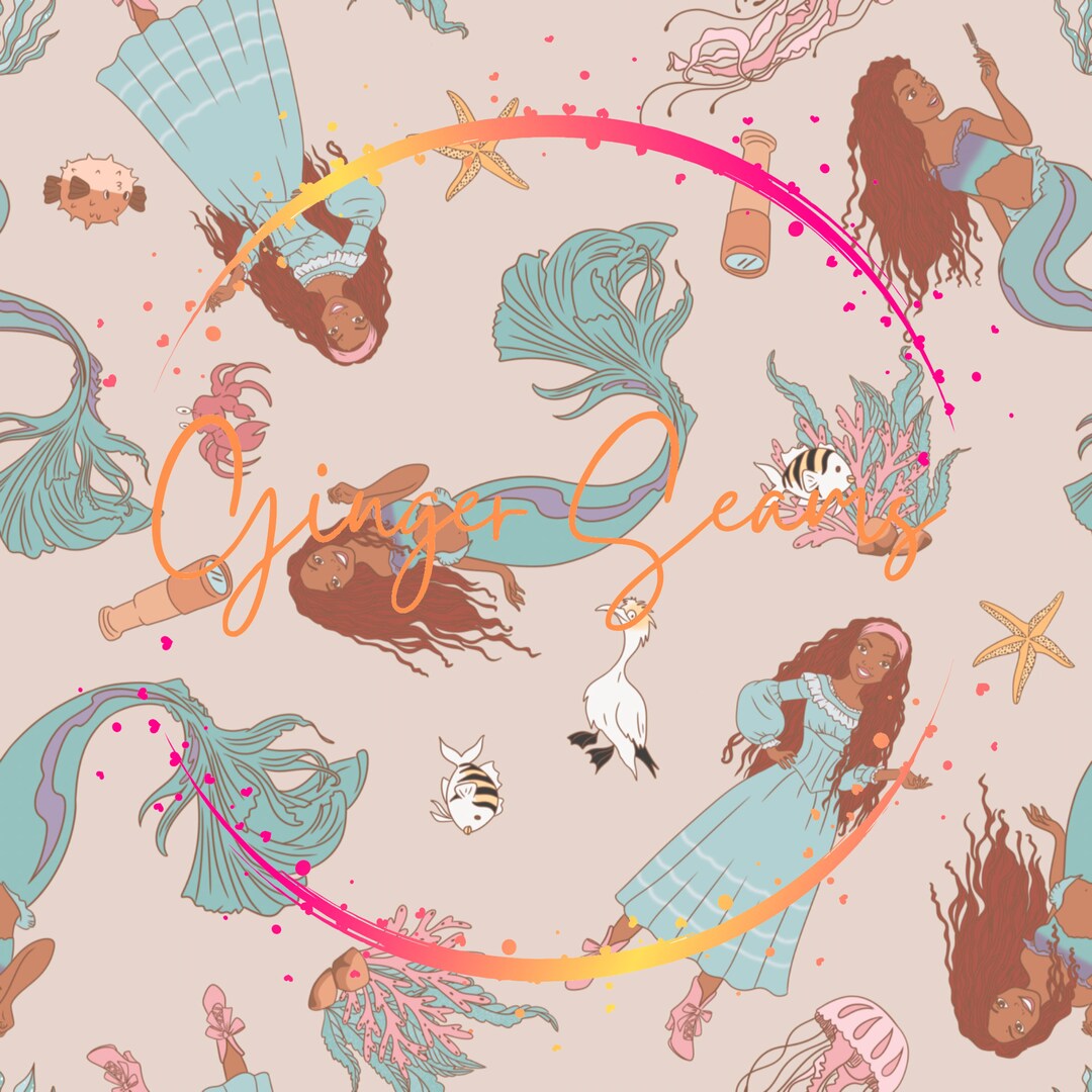 Mermaid Seamless File - Etsy