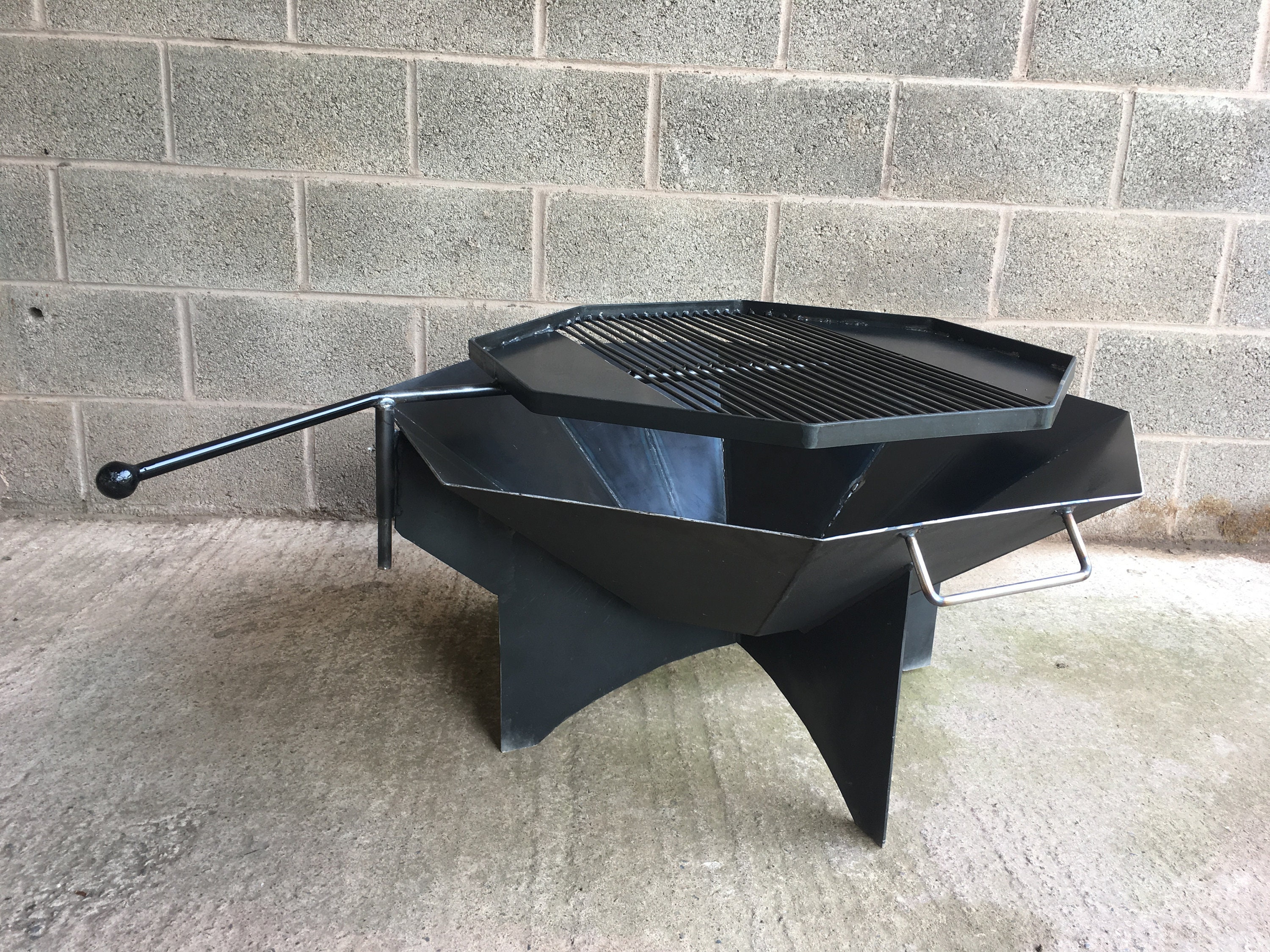 Fire Pit. Octagonal Fire Pit. BBQ. Fire Bowl. - Etsy New Zealand