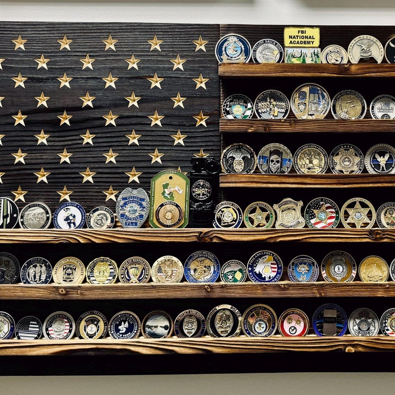 Challenge Coin Display - Etsy