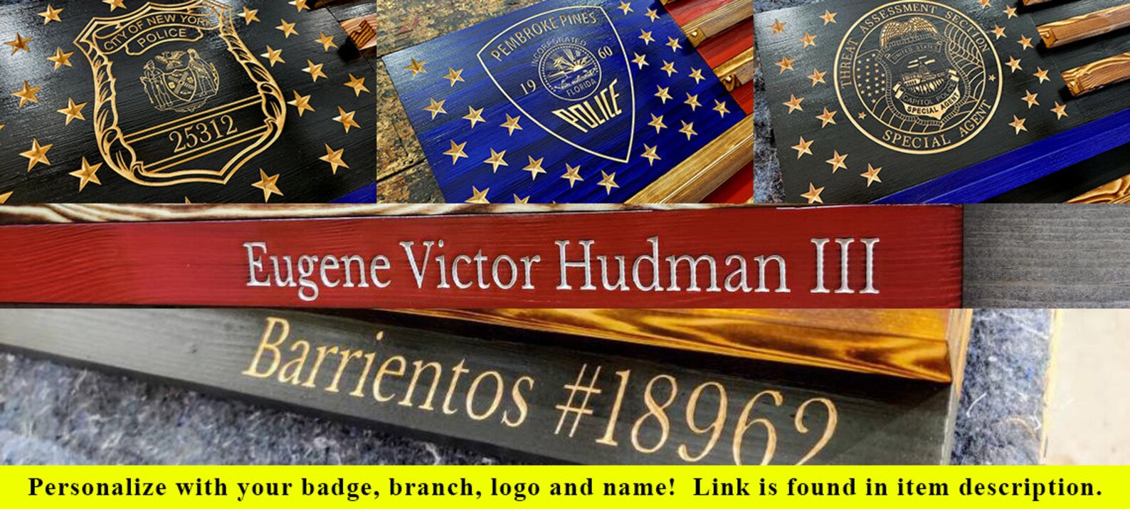 Charred Natural Finish Betsy Ross 1776 Wooden American Flag Challenge ...