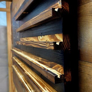 Charred Natural Finish Betsy Ross 1776 Wooden American Flag Challenge ...