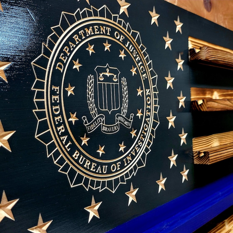 Custom Fbi Flag - Etsy
