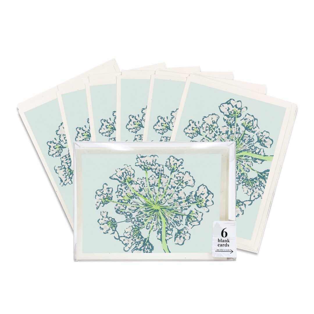 Queen Anne's Lace Blank Greeting Card Boxed Set - Etsy