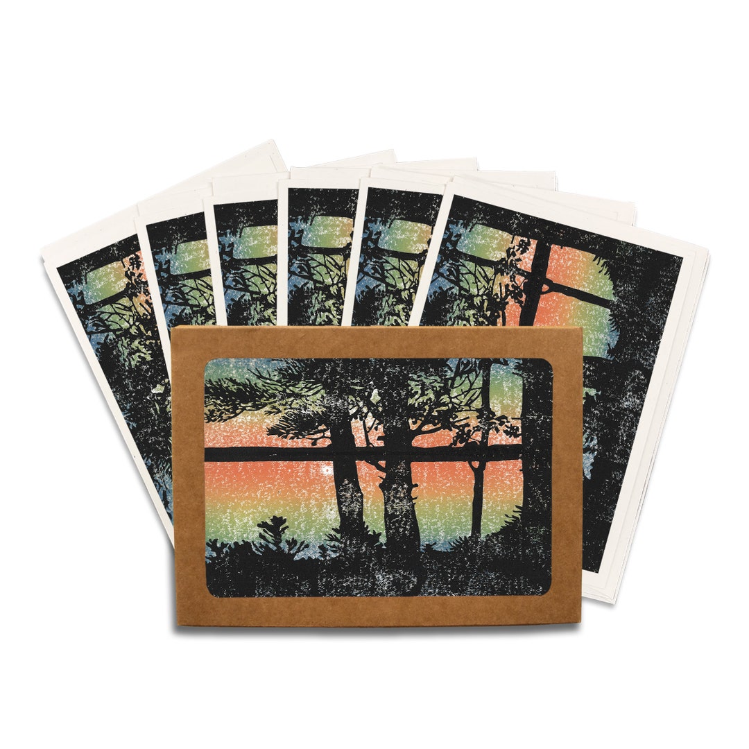 Sunset Blank Greeting Card Boxed Set - Etsy