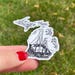 Michigan Mighty Mac Vinyl Sticker - Etsy