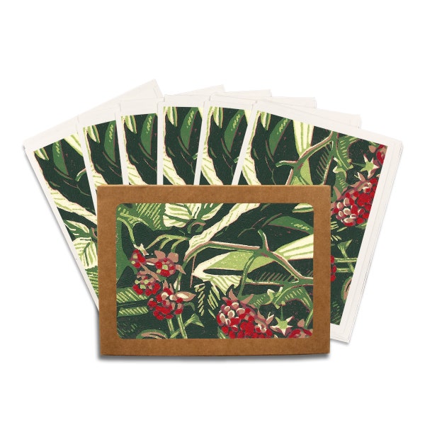 Block Print Card - Etsy UK