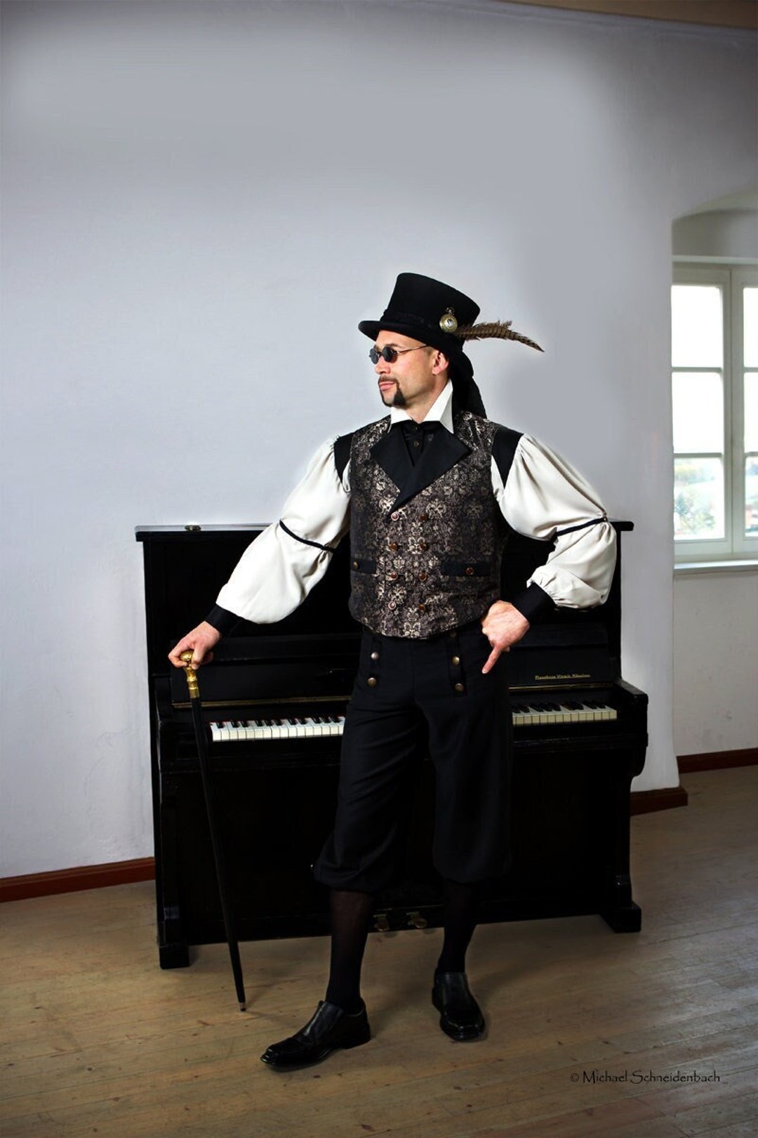 Steampunk Gothic Dandy Suit, Complete Outfit, Tailcoat Vest Trousers ...