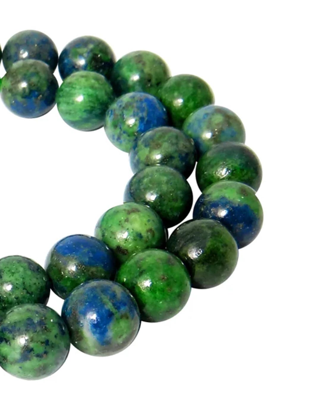 Lapis Lazuli Green-blue Beads 8 Mm Beads Strand for Bracelet, Necklace ...