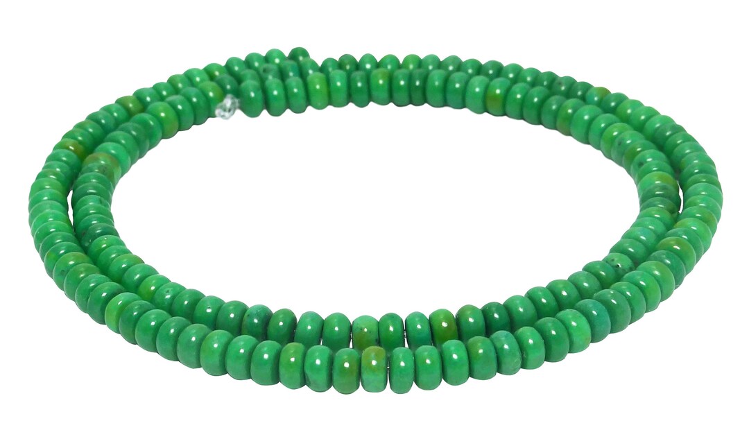 Turquoise Wheels Approx. 4.5 X 2.5 Mm Gemstone Beads Strand - Etsy UK