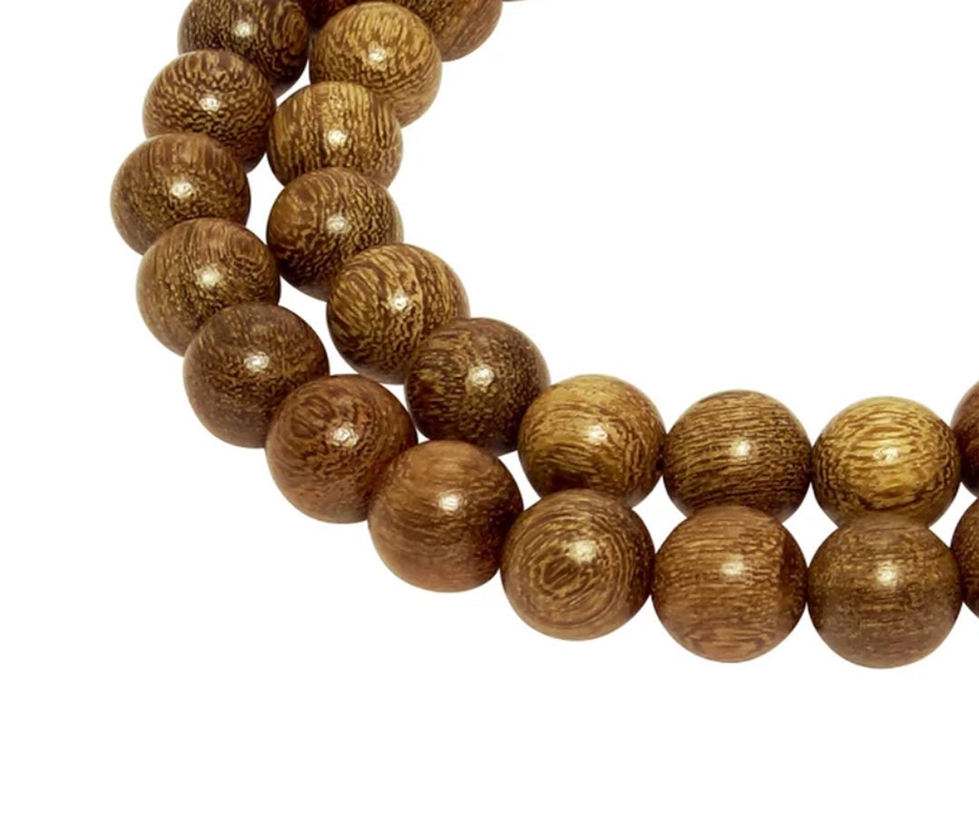 Palapi Wood Beads 8 Mm Balls Finely Grained Wooden Beads for Mala ...