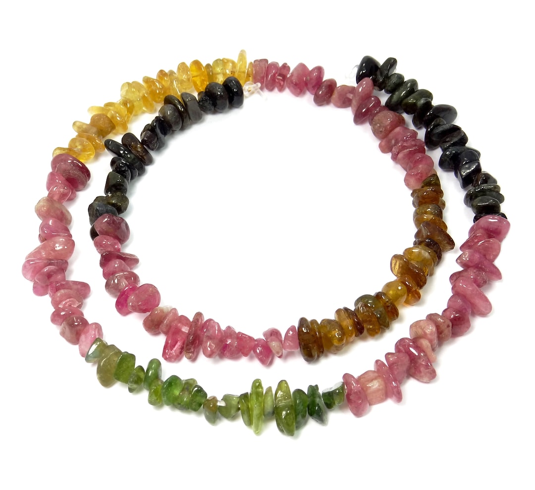 Buy Tourmaline Color-sorted Splinter Nuggets Beads for Necklace ...