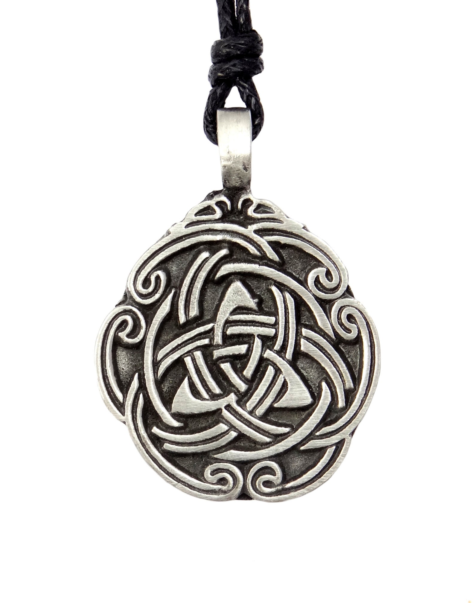Celtic Shield Trinity tin Pendant A-D29 | Etsy