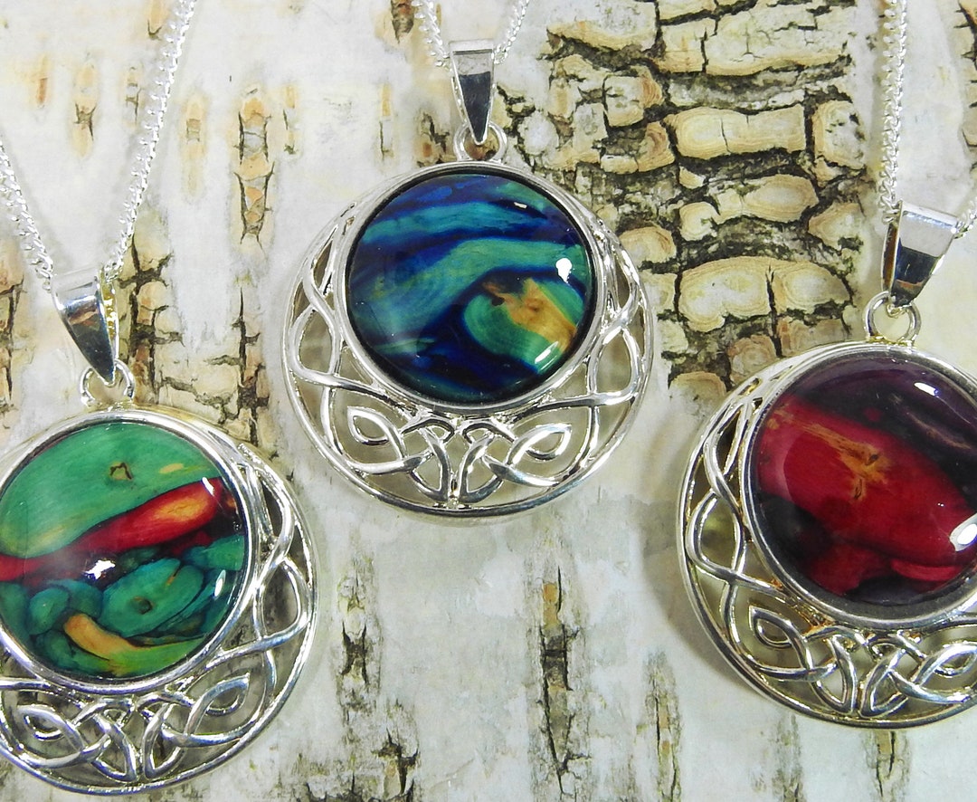 HEATHERGEMS Heather Jewelry "celtic Disc" - Unique Pendant Made by ...