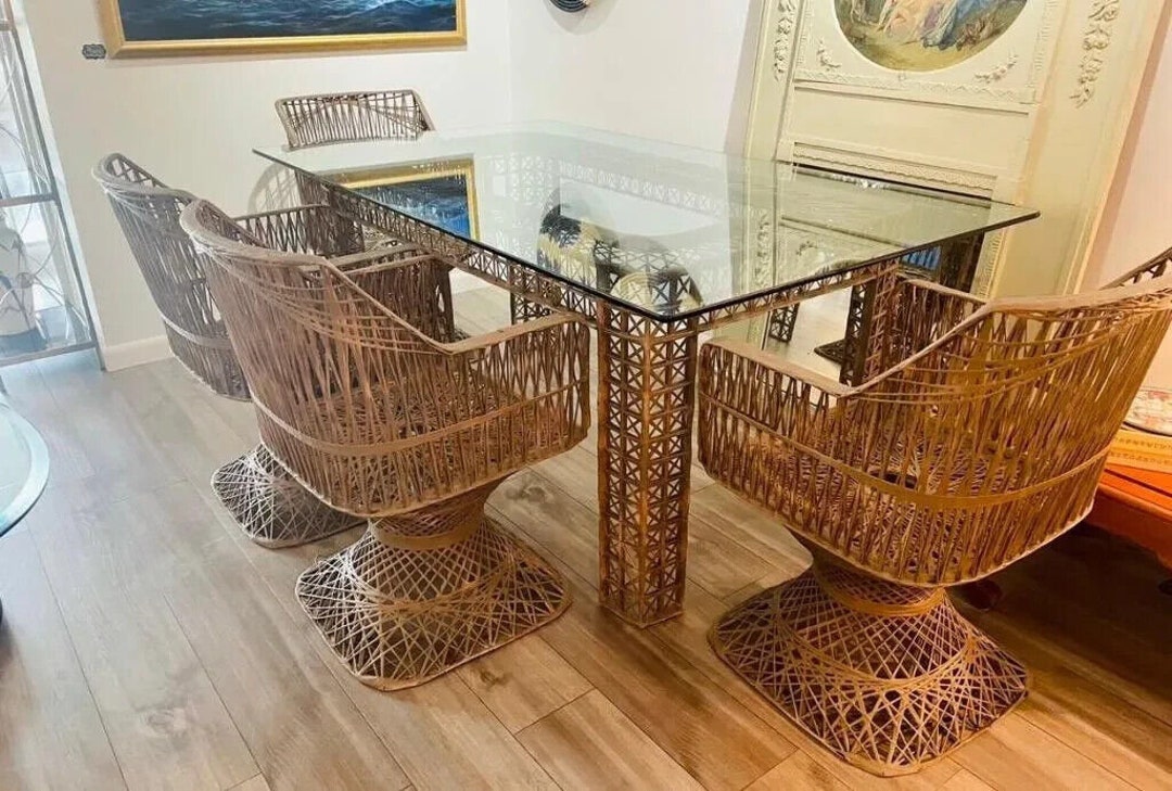 Mid Mod Russell Woodward Table and 4 Chairs. - Etsy