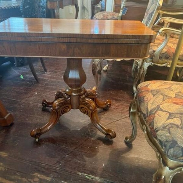 Antique Game Table - Etsy