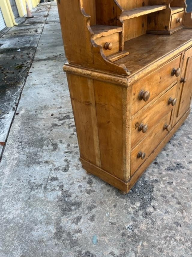 Antique Welsh Pine Dresser - Etsy